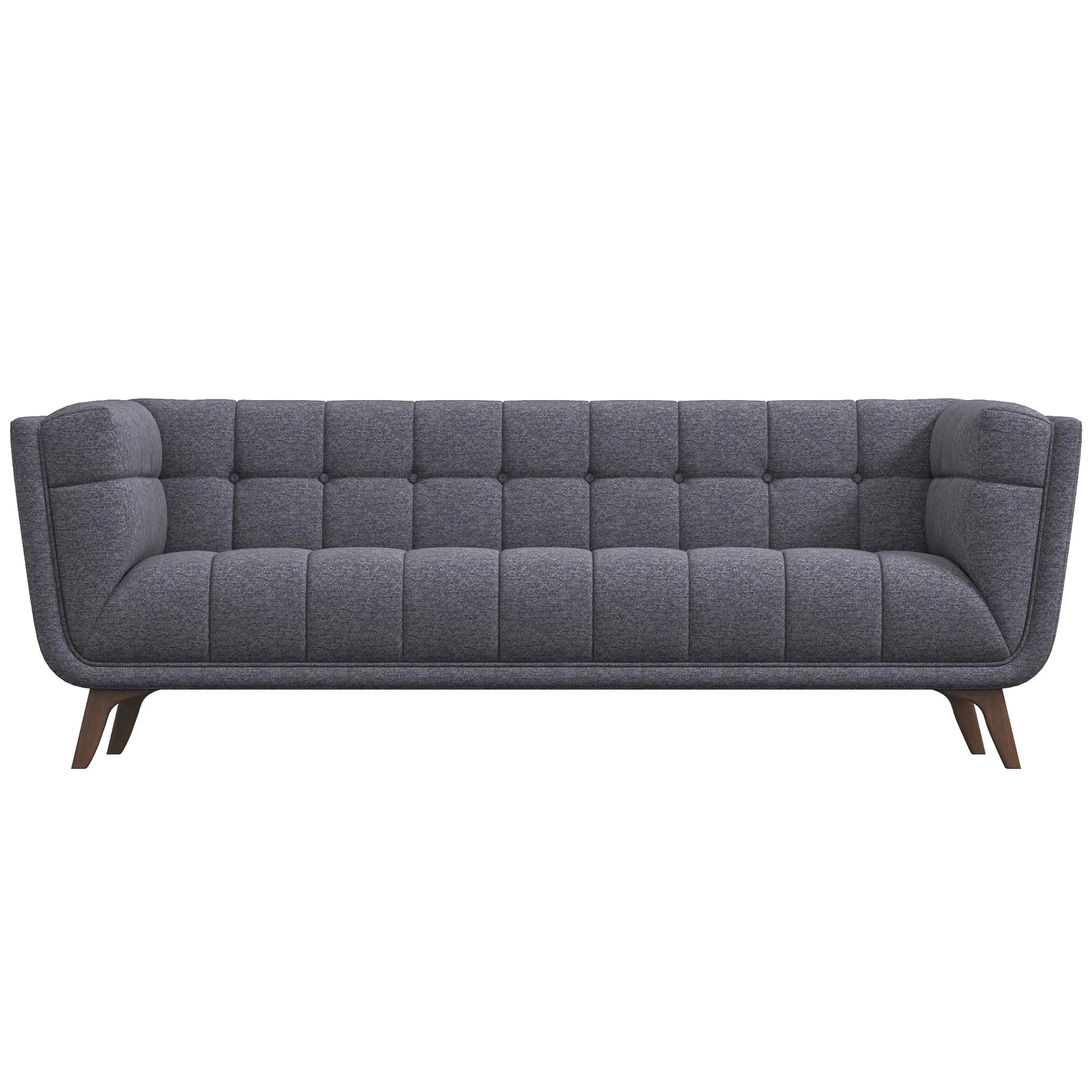 Kano Large Seaside Gray Fabric Sofa | Rosen Furniture